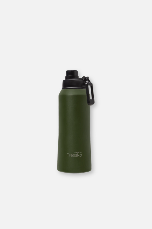 Core Water Bottle 1000ml - Khaki – Elms